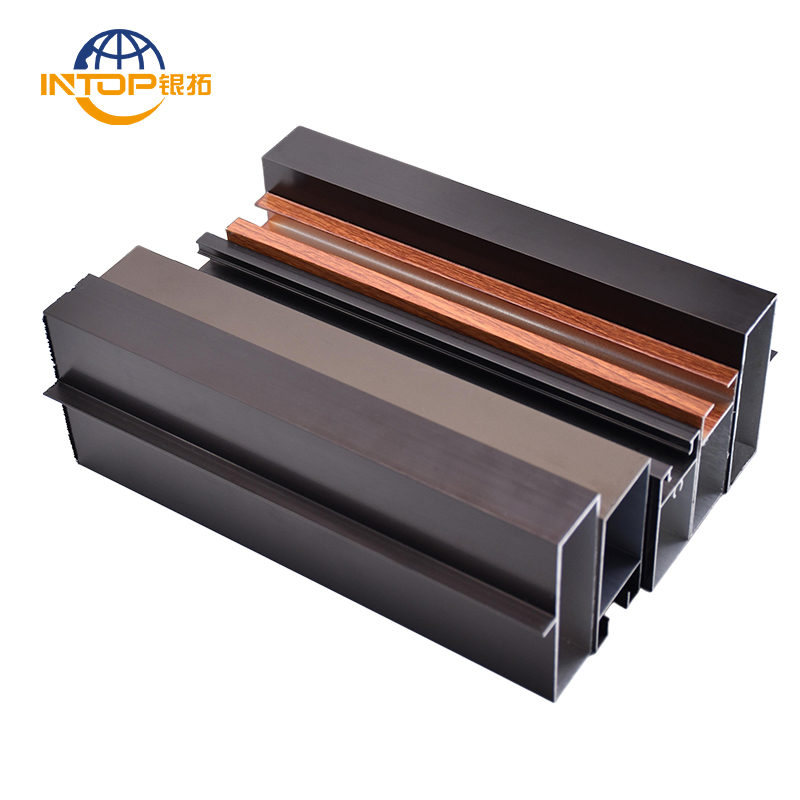 Reinforced Aluminium Window Extrusions Anti Pry Window Aluminium Profile